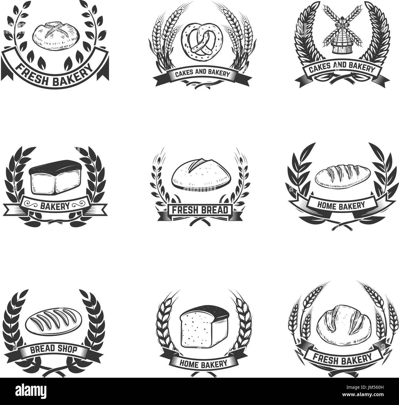 Bread stamp Black and White Stock Photos & Images - Alamy