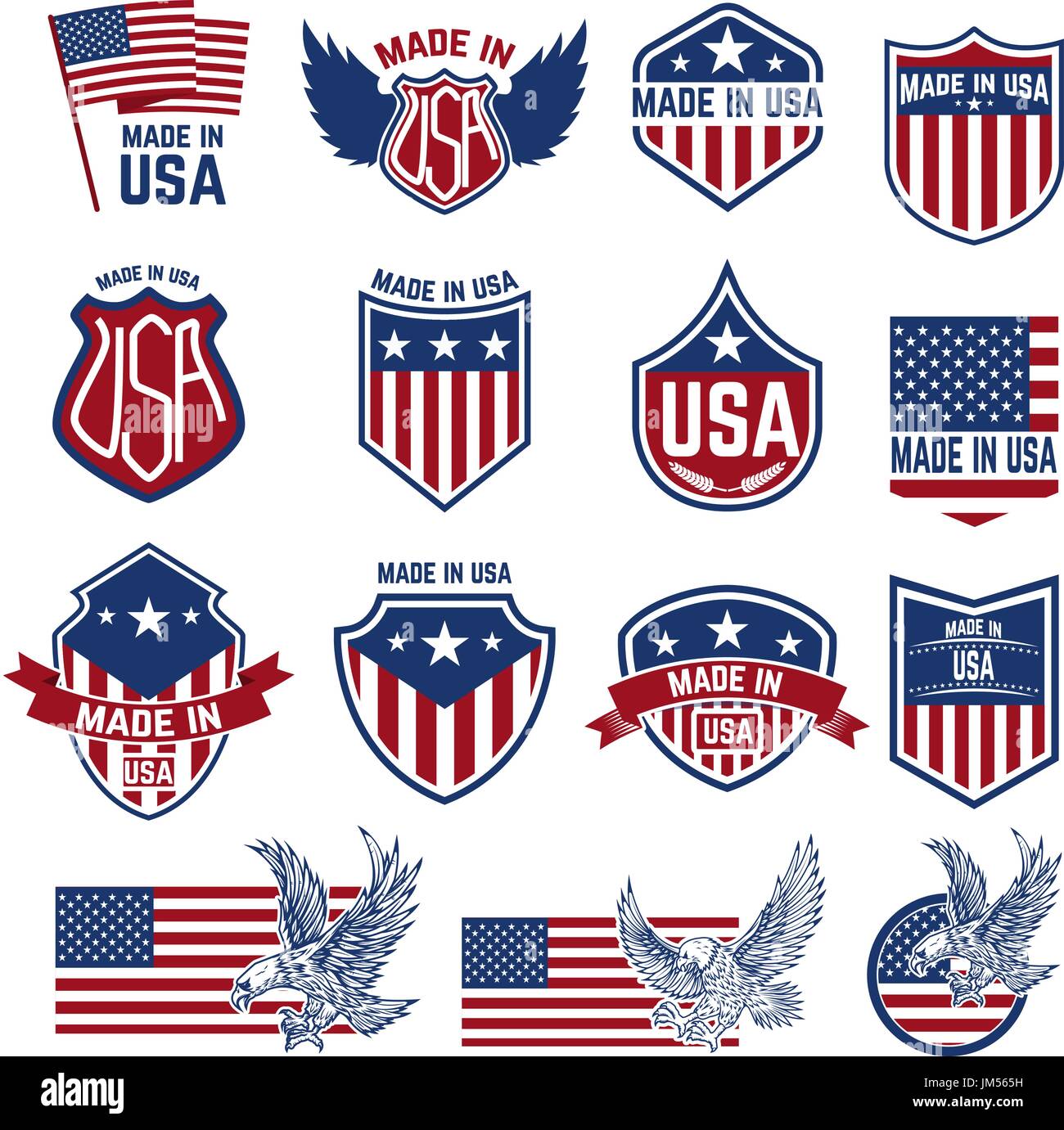 American made sticker hi-res stock photography and images - Alamy
