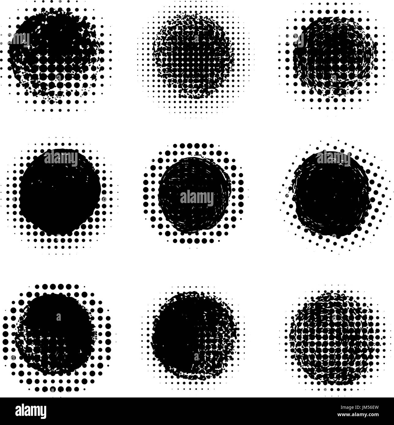 Dotted shapes hi-res stock photography and images - Alamy