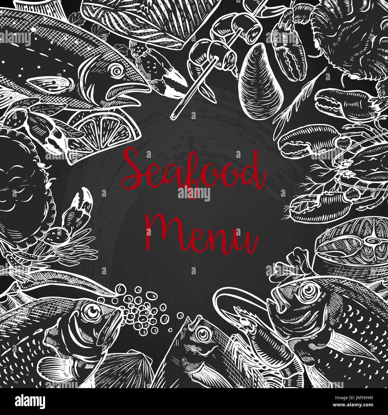 Lobster border hi-res stock photography and images - Alamy