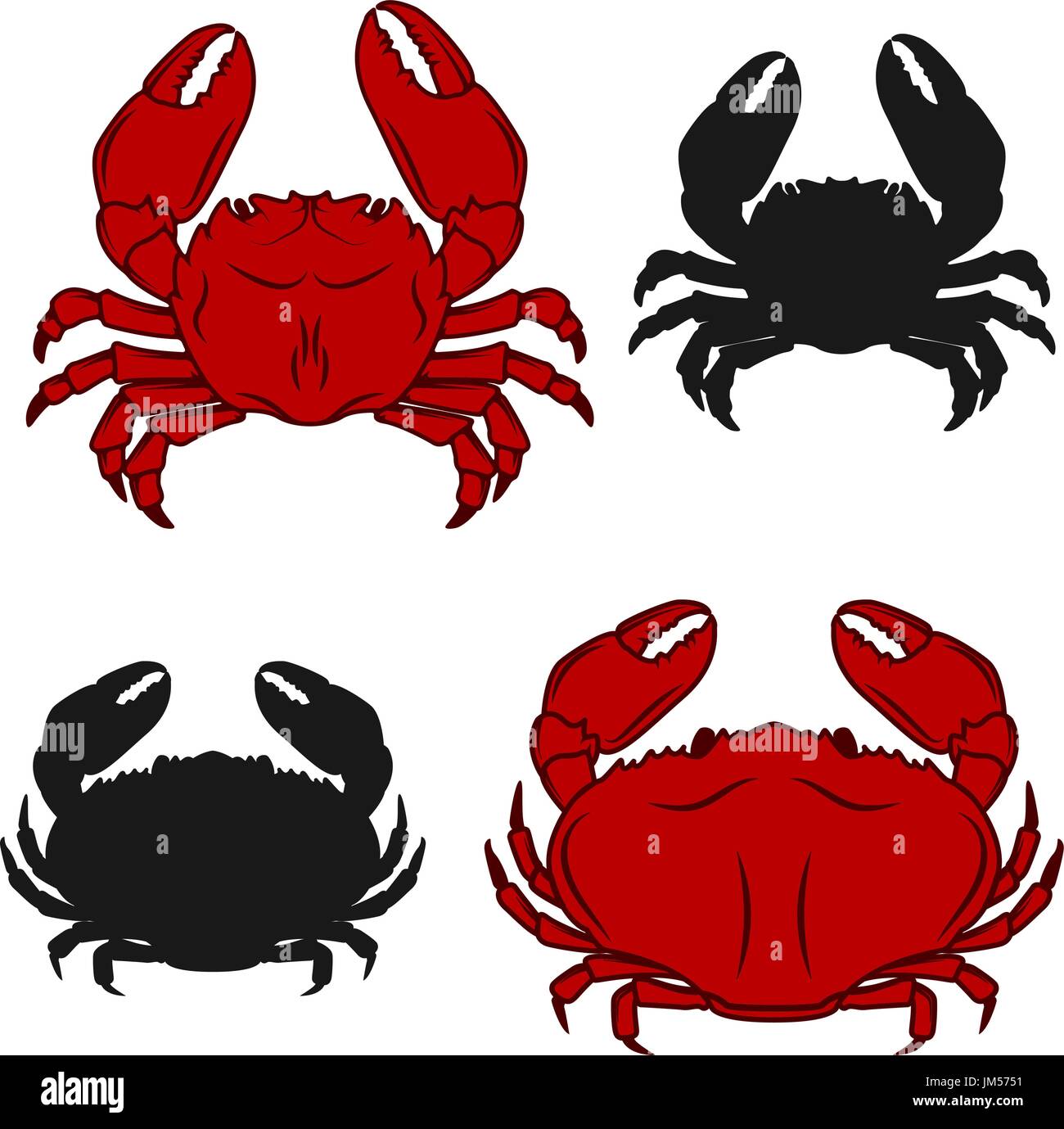 Maryland crab illustration hi-res stock photography and images - Alamy