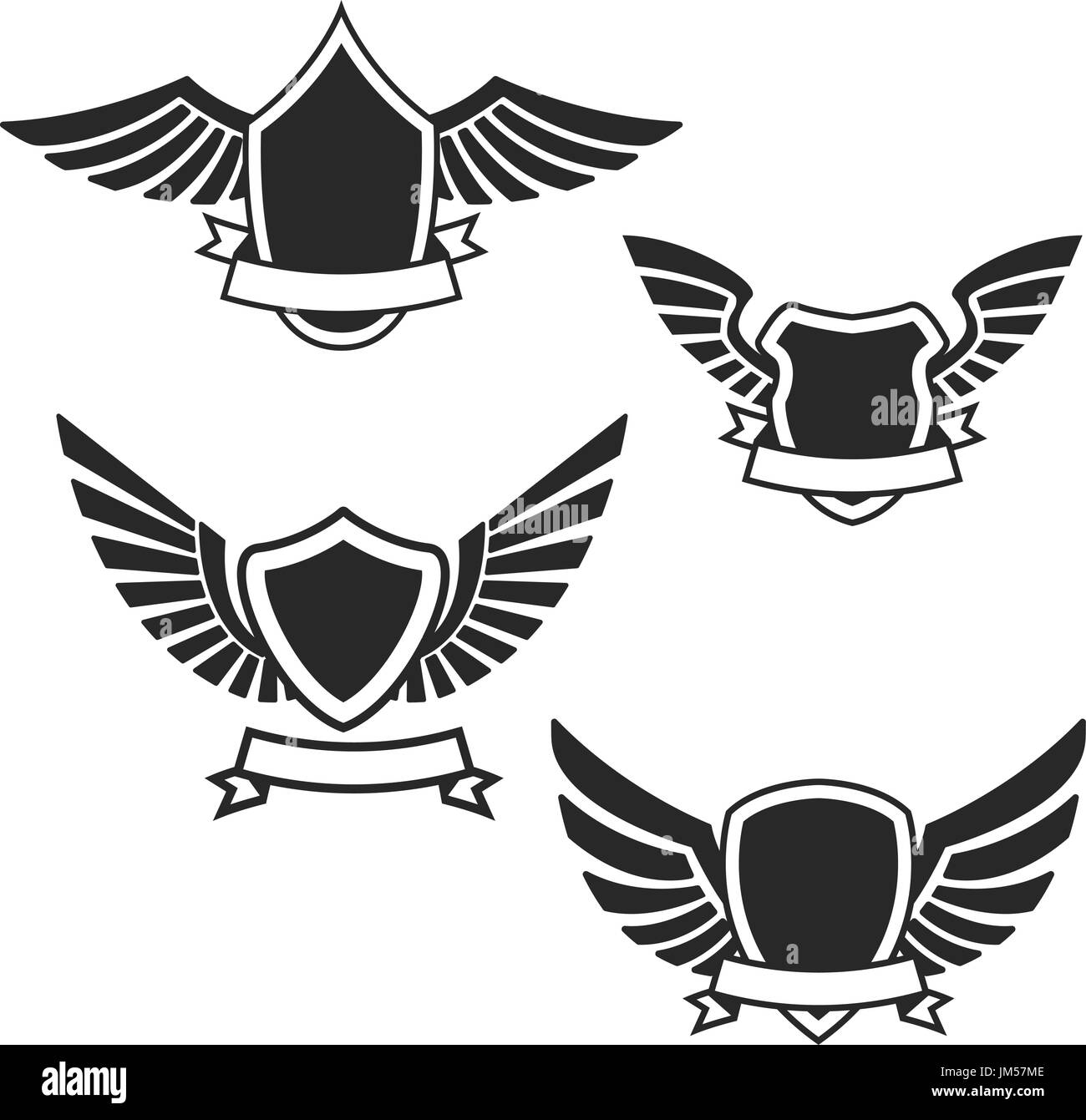 Empty Crest With Wings