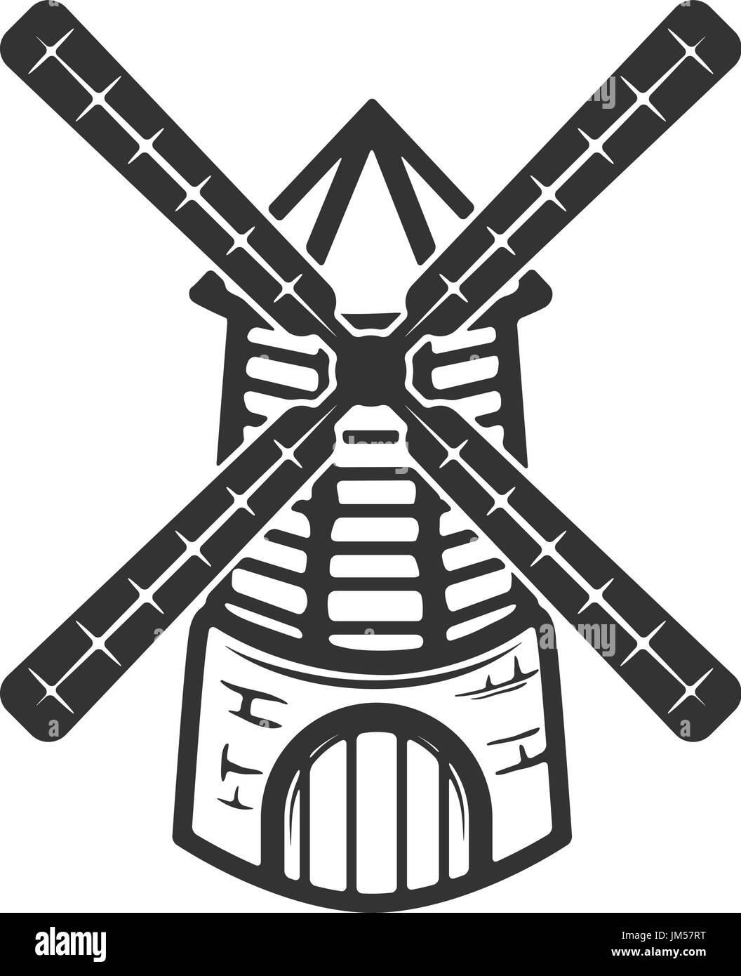 Dutch windmil Stock Vector Images - Alamy