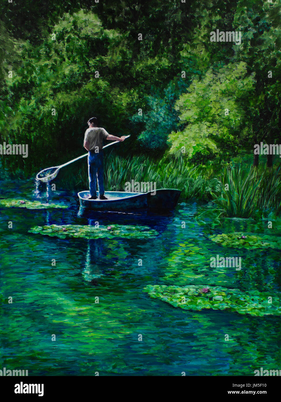 Monets water lily pond hi-res stock photography and images - Alamy