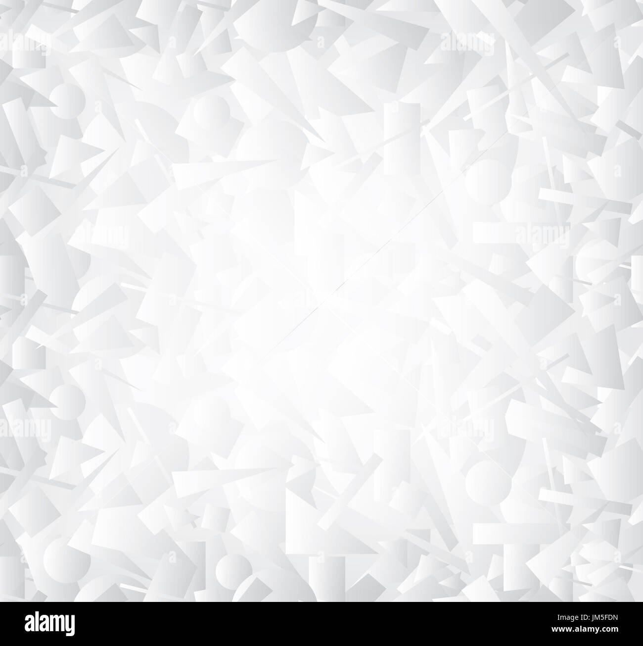 Abstract geometric form pattern. White futuristic background Stock ...