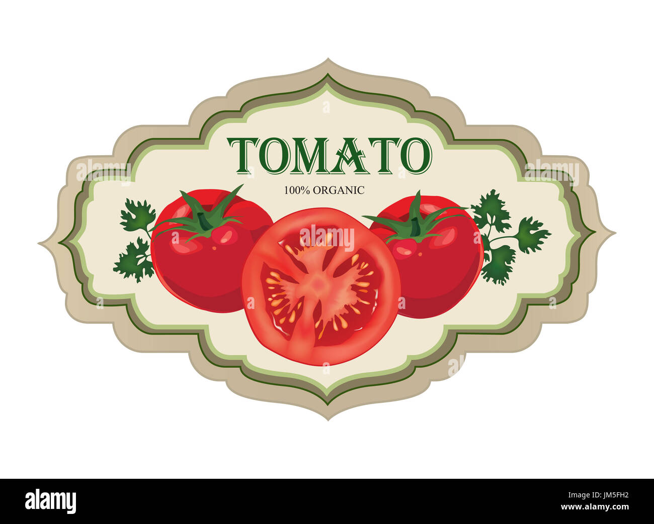 Tomato sauce sticker vector hi-res stock photography and images - Alamy