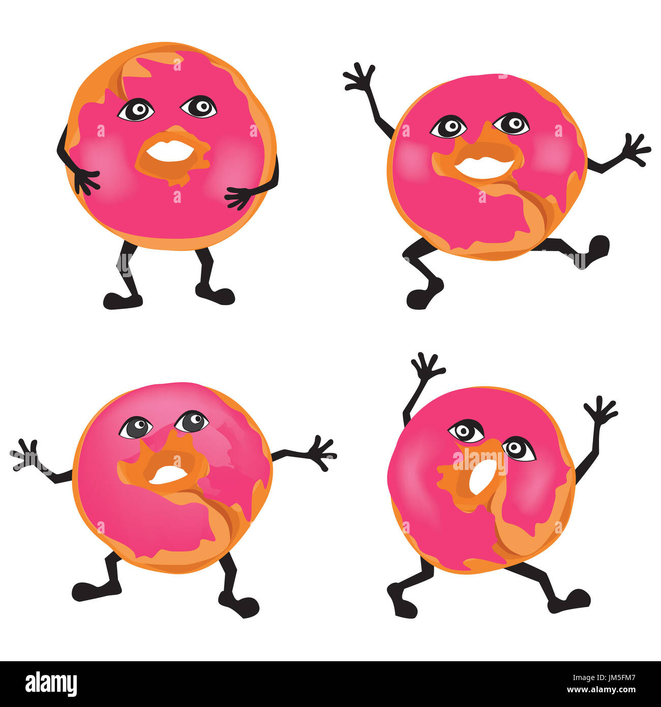 Cartoon Donut High Resolution Stock Photography and Images - Alamy