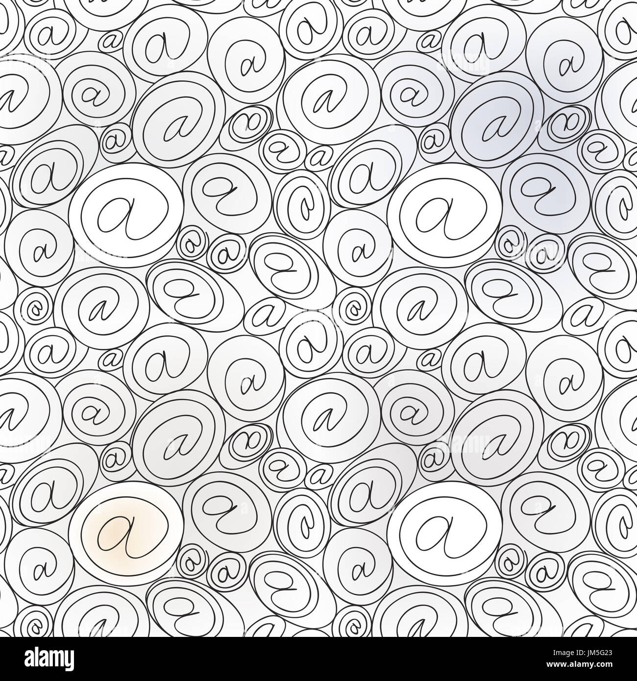 e-mail sign seamless background. email or spam mail pattern concept ...