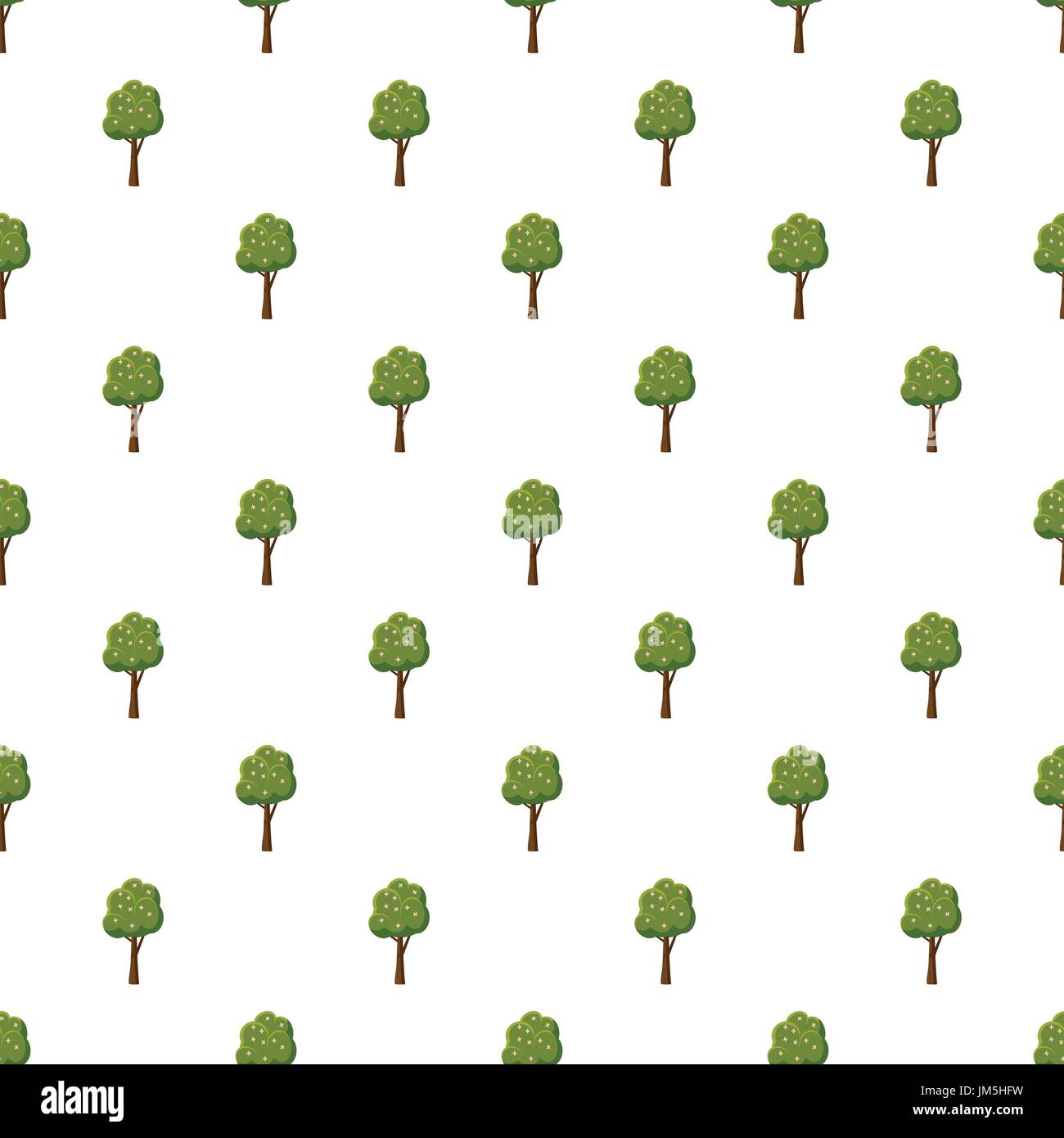 Tree with flowers pattern Stock Vector Image & Art - Alamy