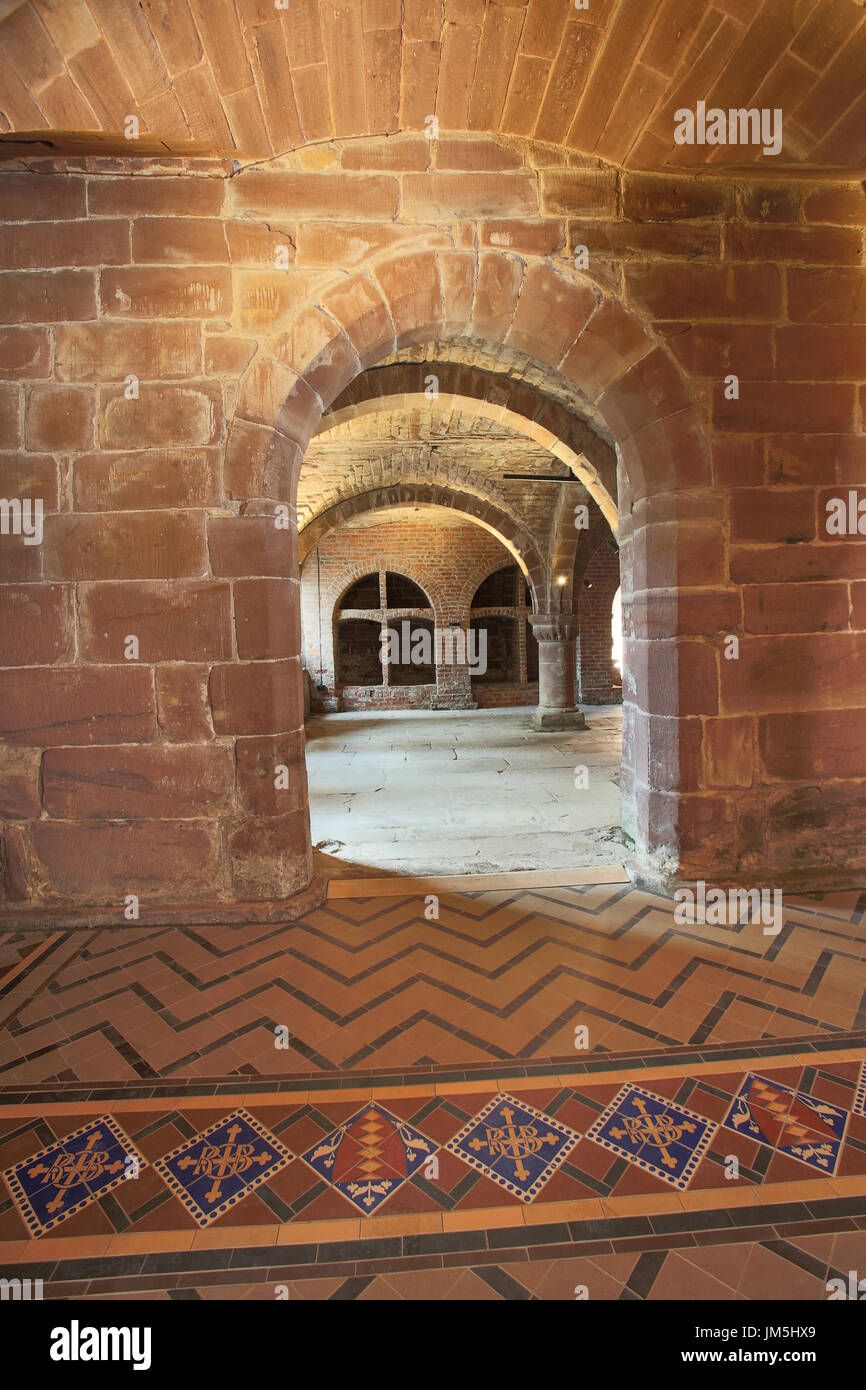 Norton Priory Museum & Gardens. The Norton Priory medieval undercroft ...