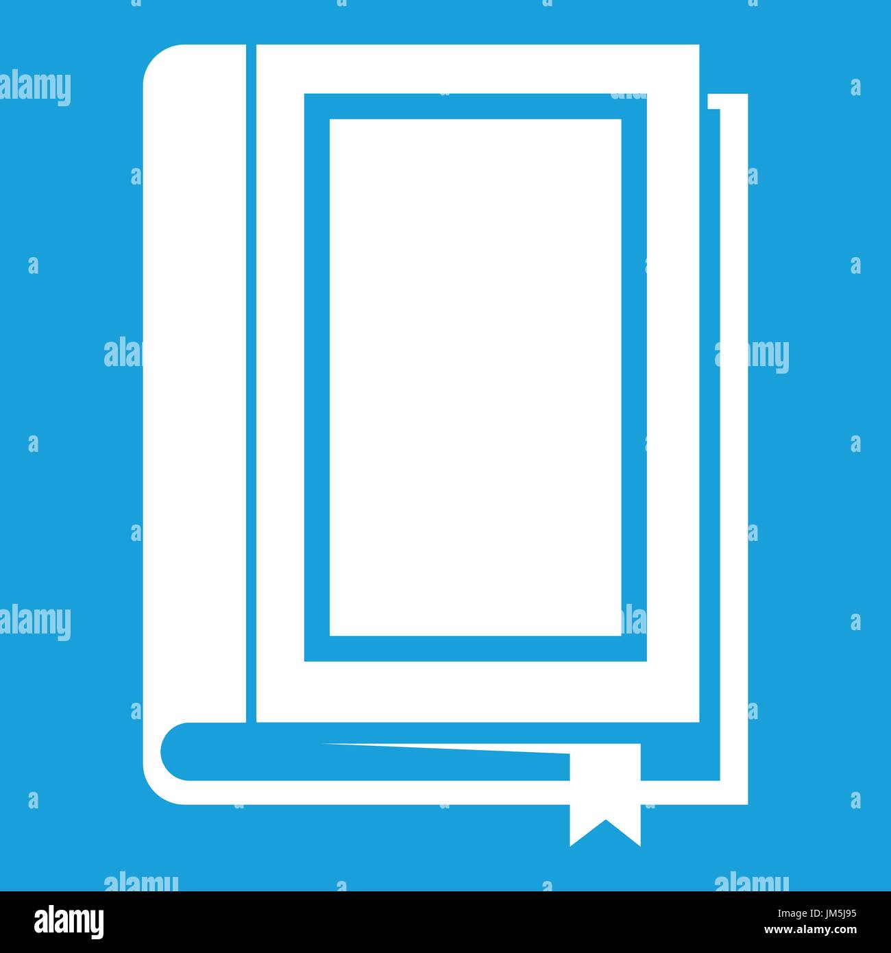 Book icon white Stock Vector Image & Art - Alamy