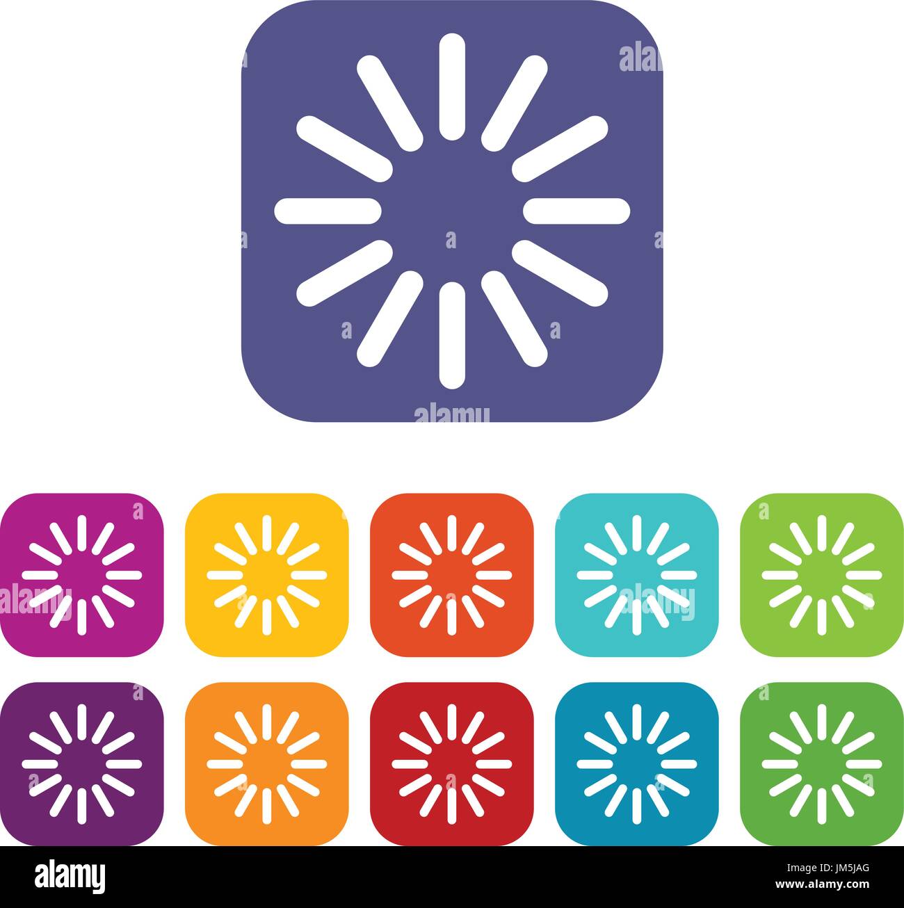 Sign waiting download icons set Stock Vector Image & Art - Alamy