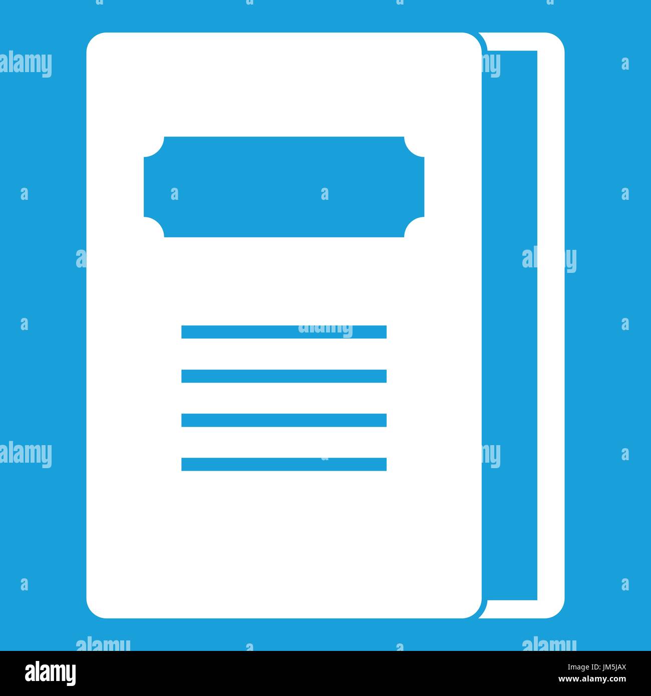 Tutorial icon white Stock Vector Image & Art - Alamy