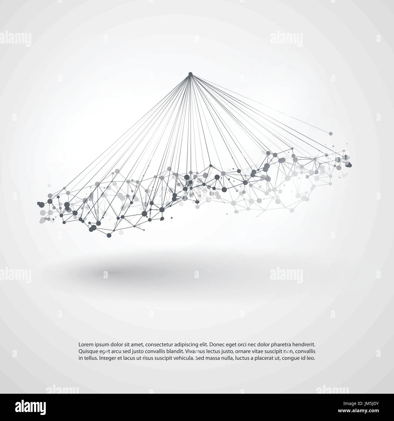 Abstract Cloud Computing and Global Network Connections Concept Design ...