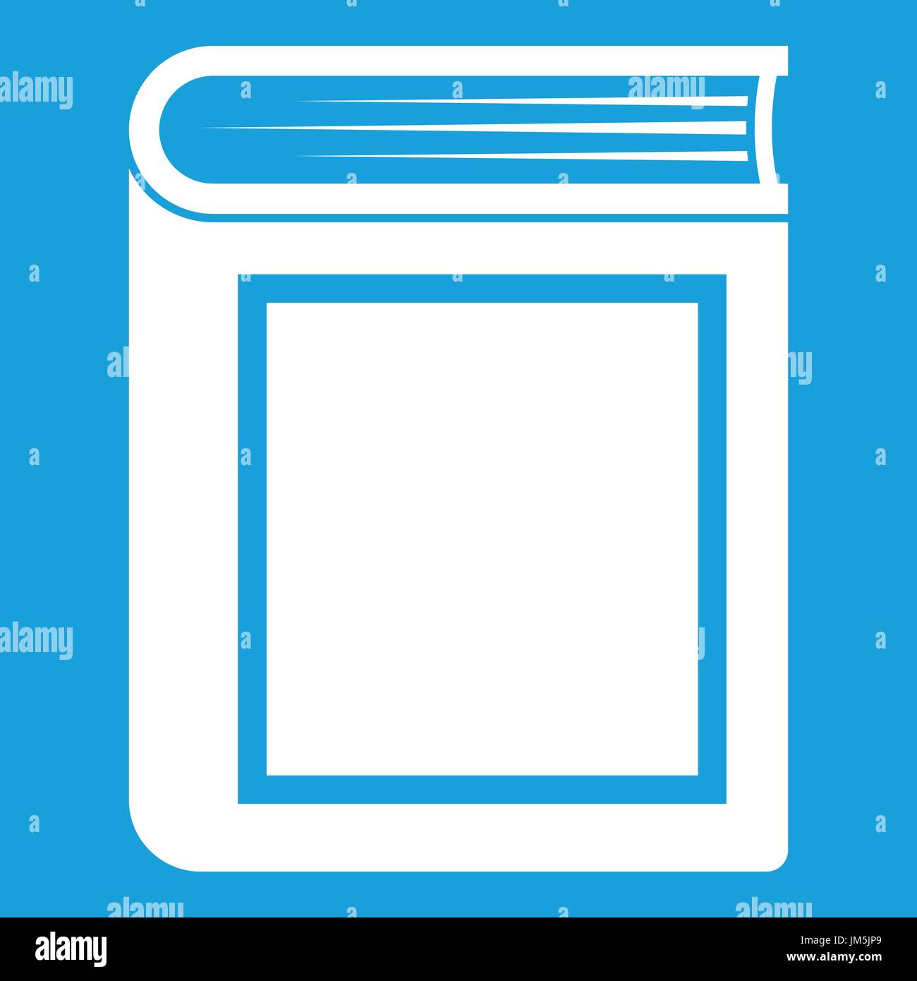 Thick book icon white Stock Vector Image & Art - Alamy