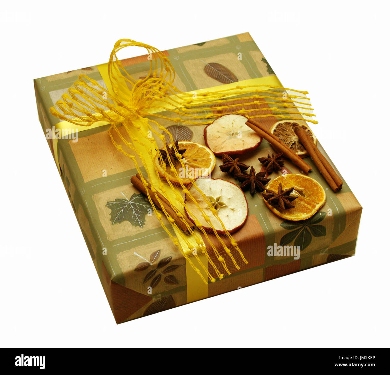 Very luxury packed christmas present Stock Photo - Alamy