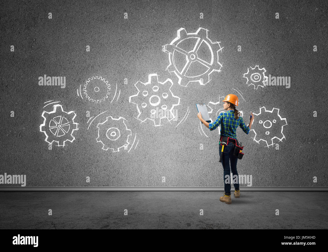 Industrial construction and maintenance Stock Photo - Alamy
