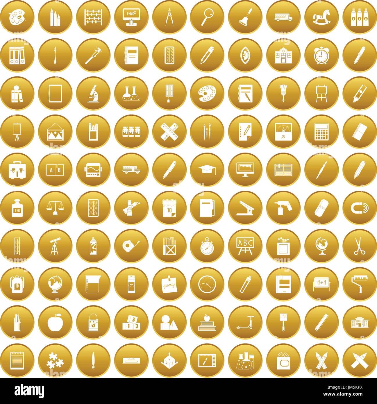 Gold paperclips Stock Vector Images - Alamy