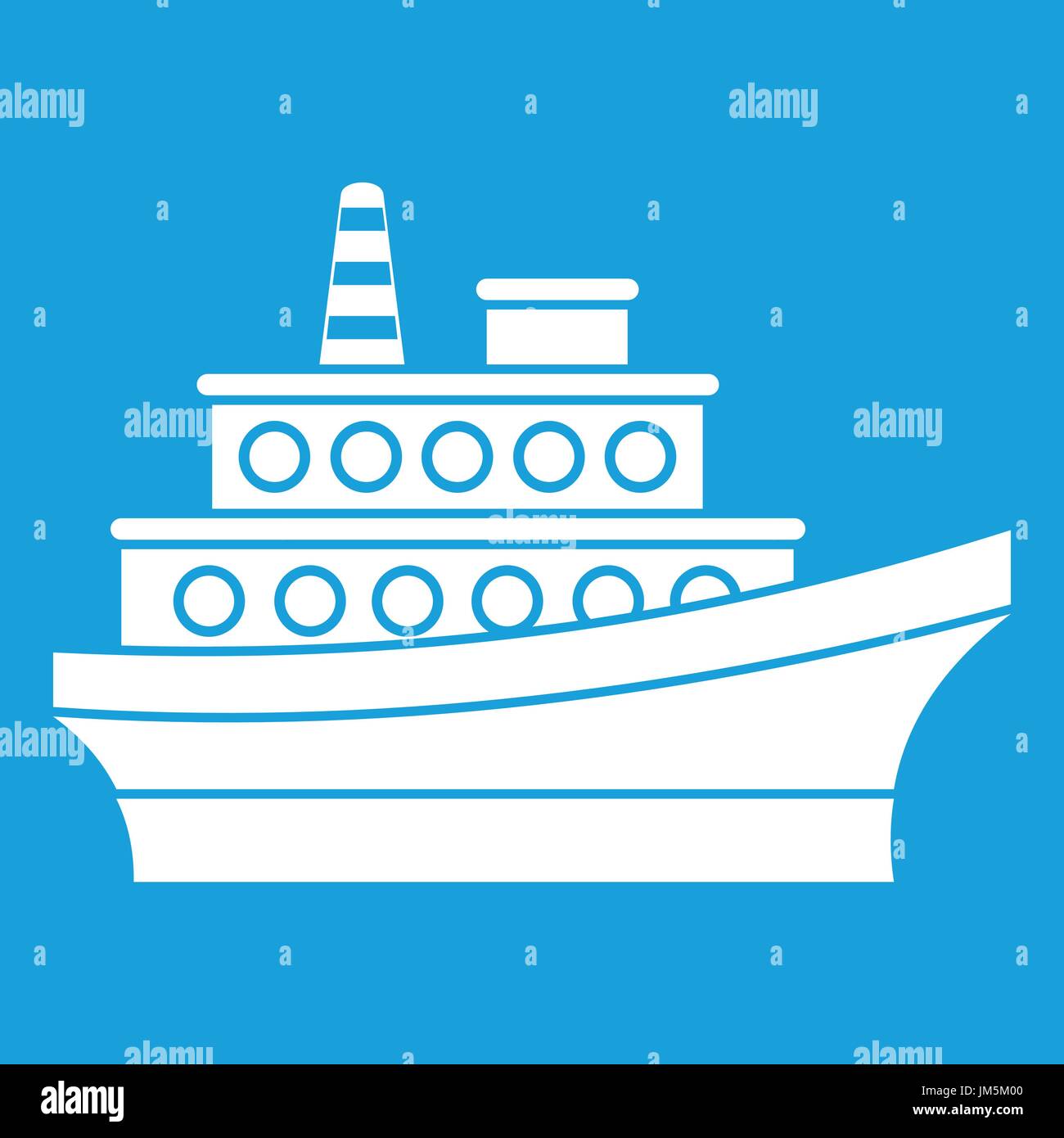 Big ship icon white Stock Vector Image & Art - Alamy