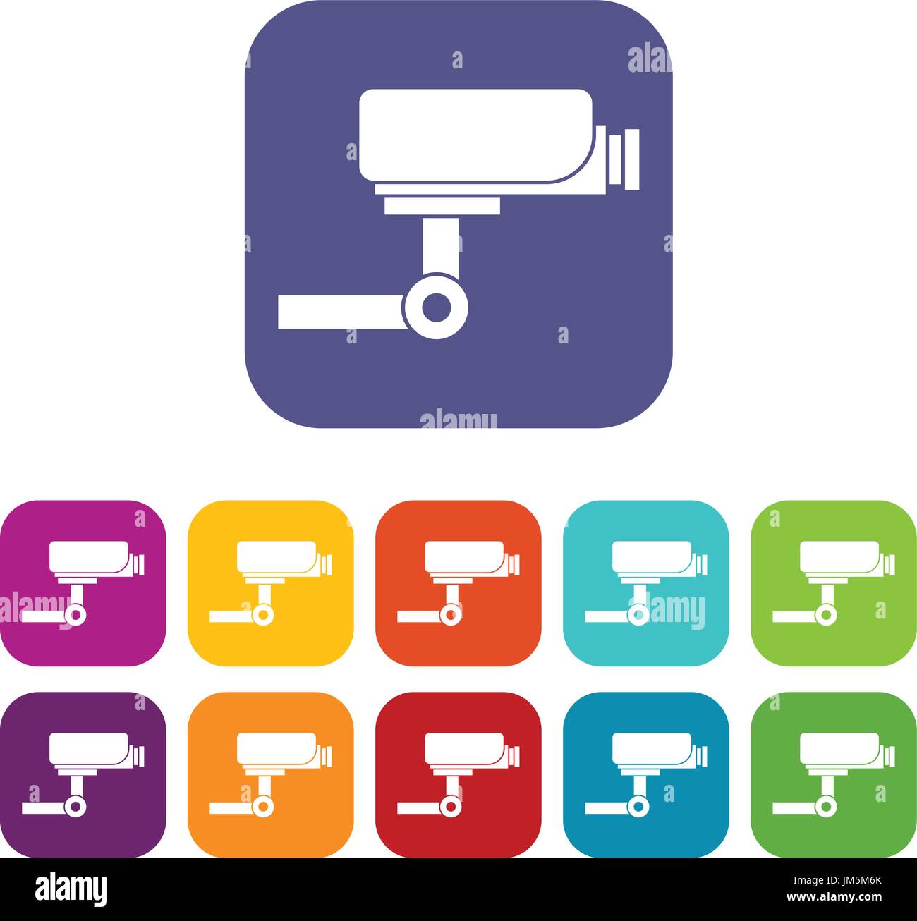 CCTV camera icons set Stock Vector Image & Art - Alamy