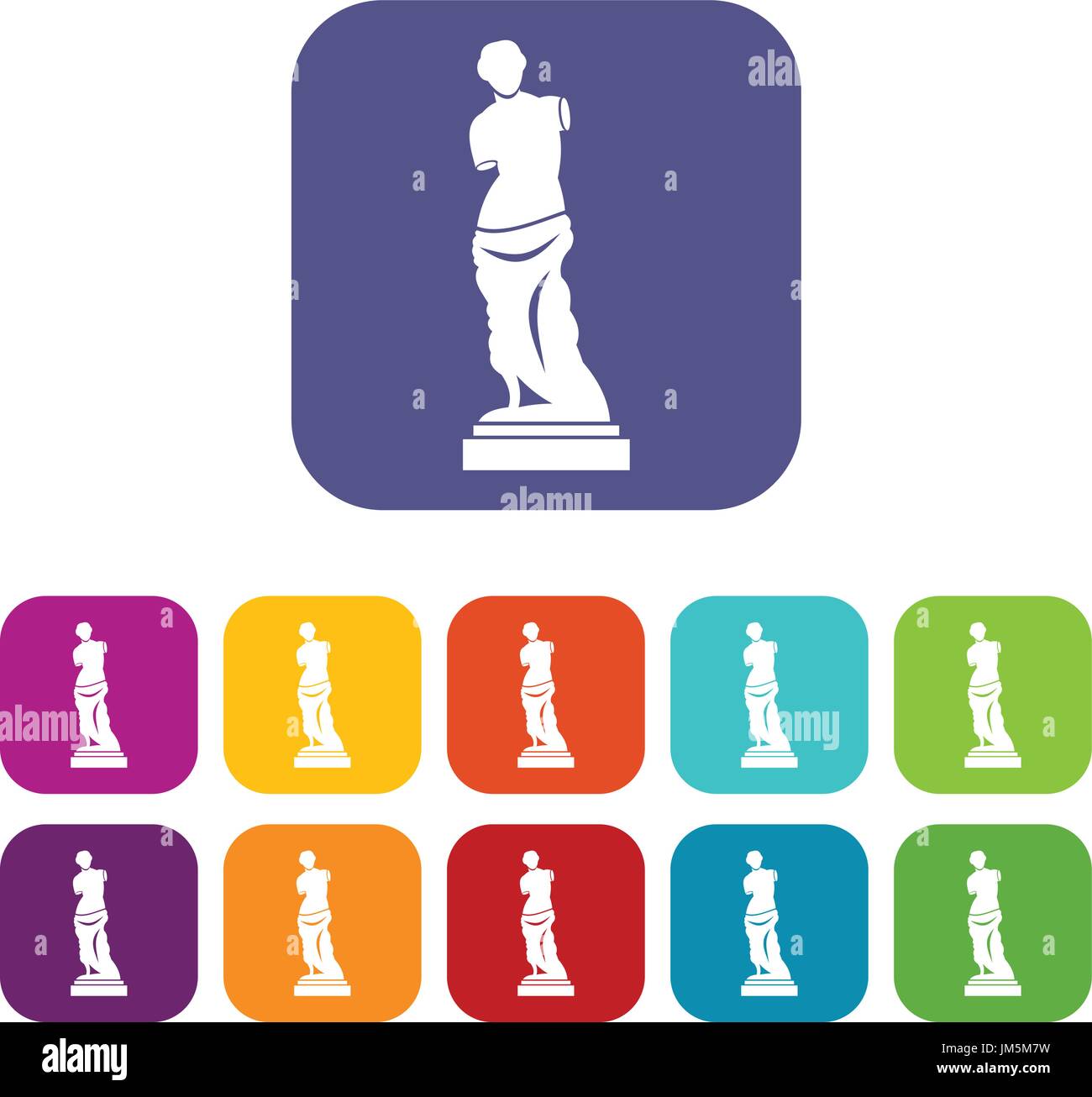 Statue Goddess Blue Stock Vector Images - Alamy