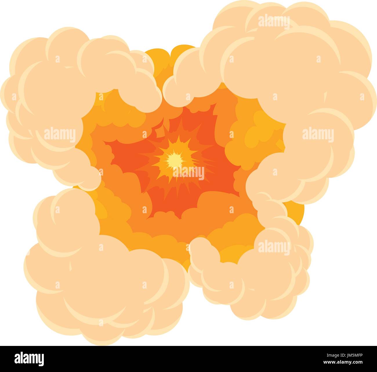 Cloudy explosion icon, cartoon style Stock Vector Image & Art - Alamy