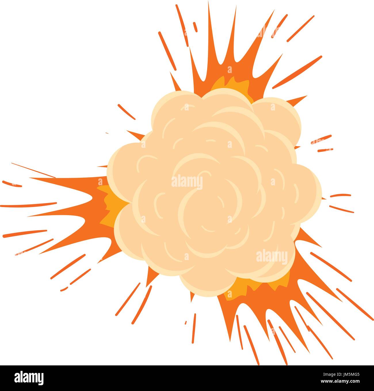 Crash explosion icon, cartoon style Stock Vector Image & Art - Alamy
