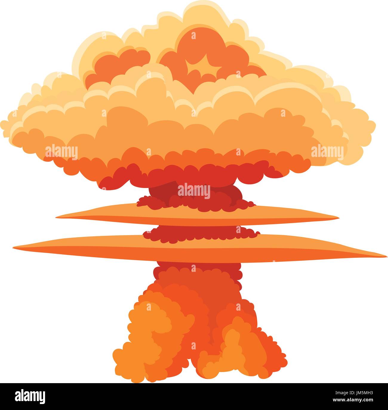 Nuclear explosion icon, cartoon style Stock Vector Image & Art - Alamy