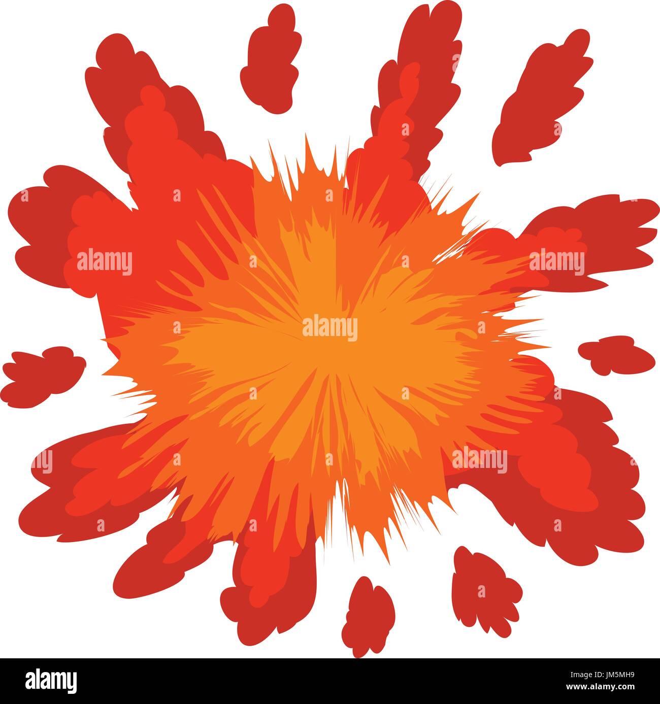Red explosion icon, cartoon style Stock Vector Image & Art - Alamy