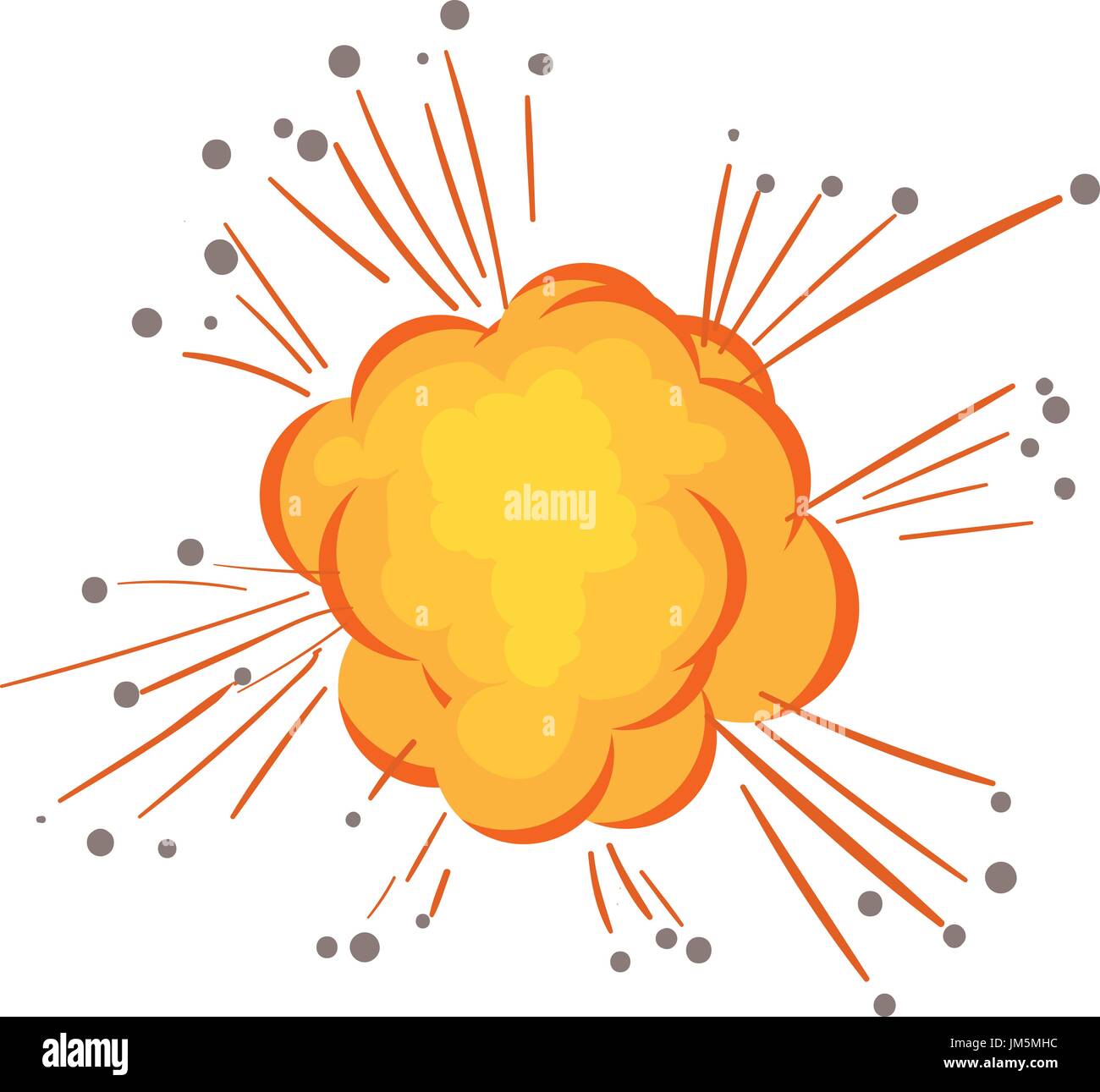 Splash explosion icon, cartoon style Stock Vector Art & Illustration ...