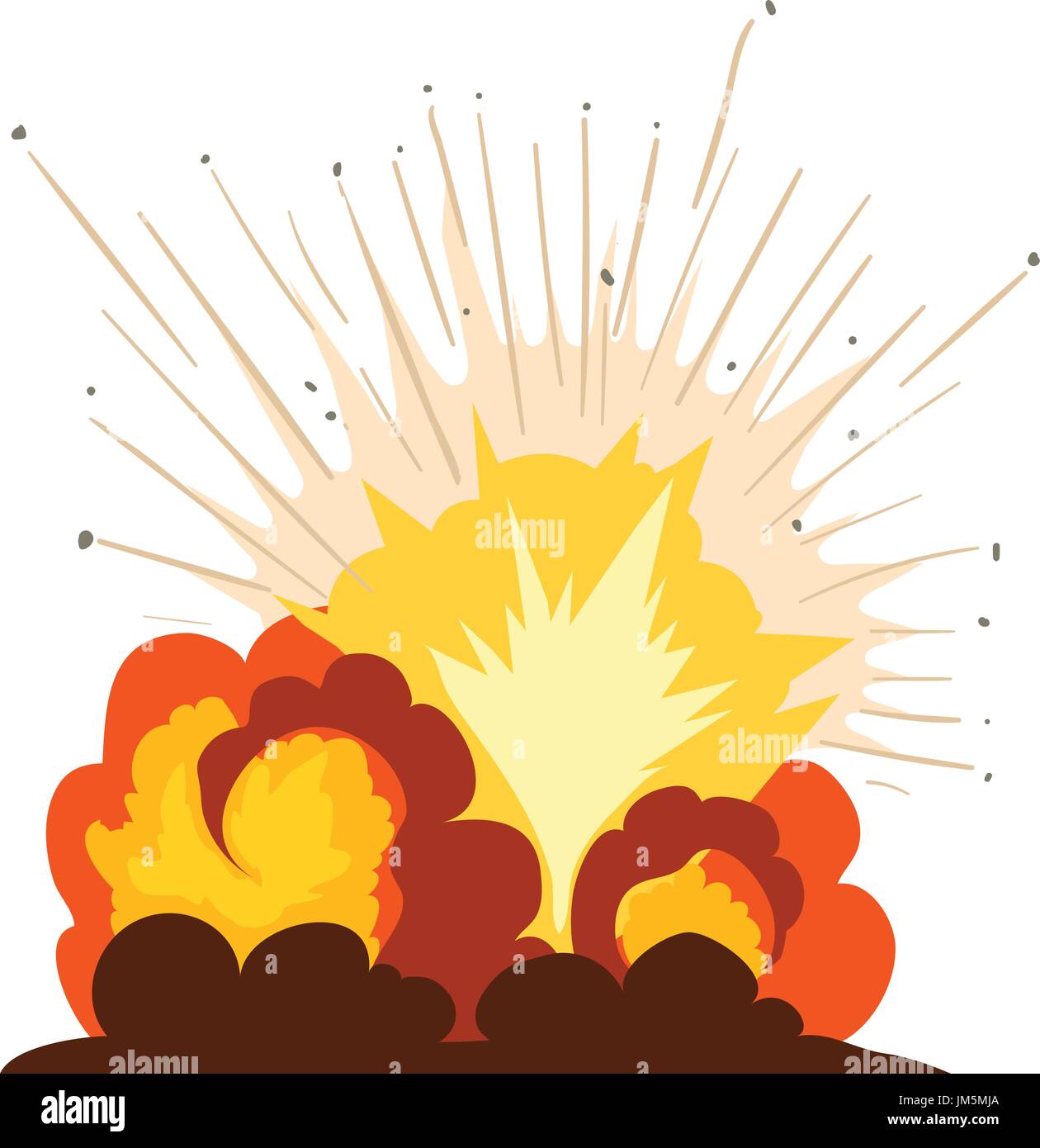 Fire explosion icon, cartoon style Stock Vector Image & Art - Alamy
