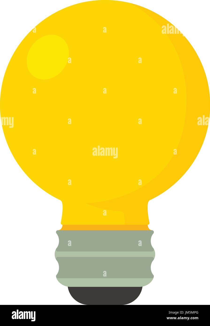 Yellow light bulbicon, cartoon style Stock Vector Image & Art - Alamy