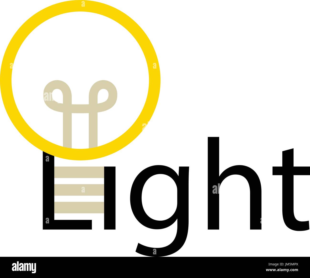 Word light with lamp icon, cartoon style Stock Vector Image & Art - Alamy