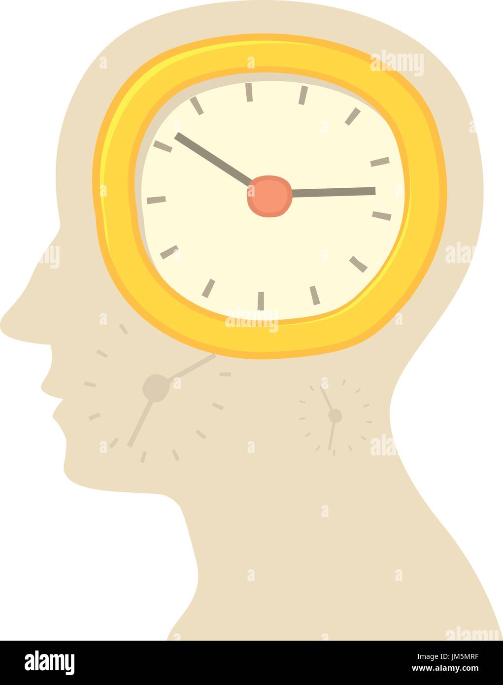 Look inside brain Stock Vector Images - Alamy