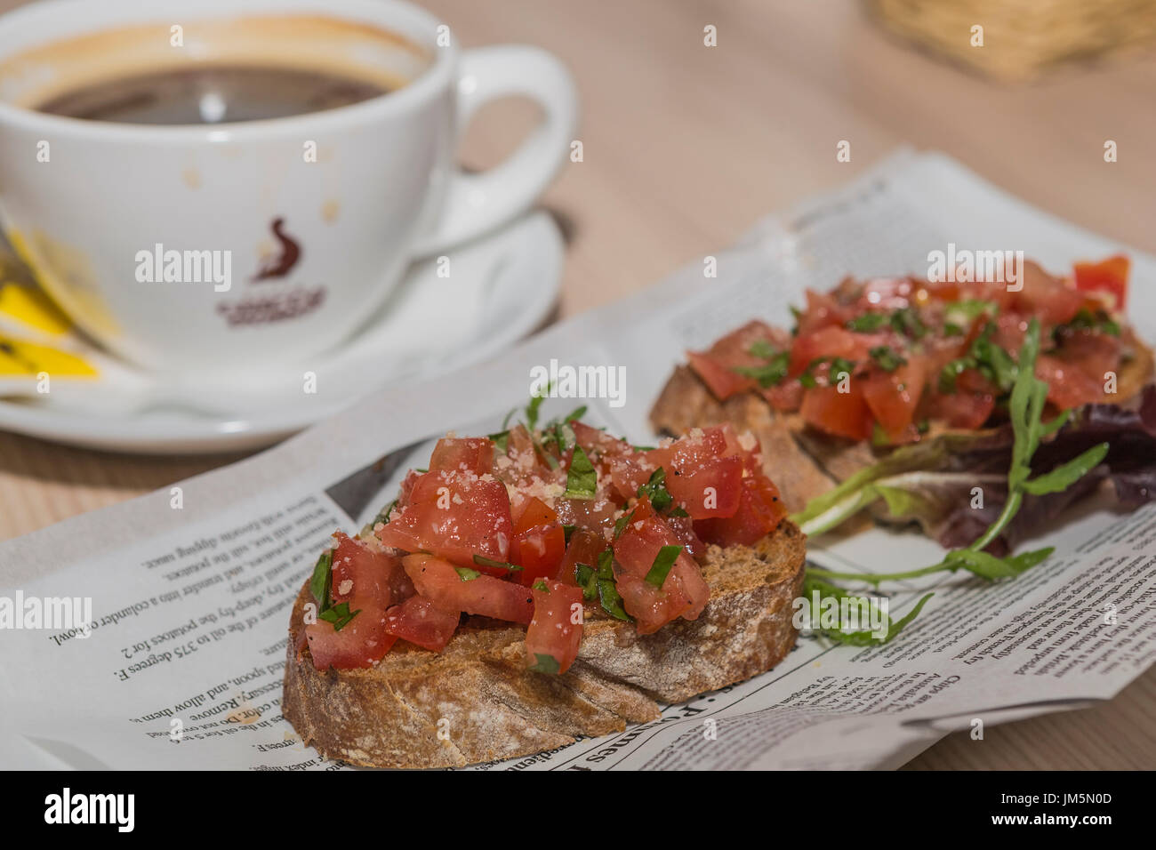 Toasted sandwich and coffee hi-res stock photography and images - Alamy