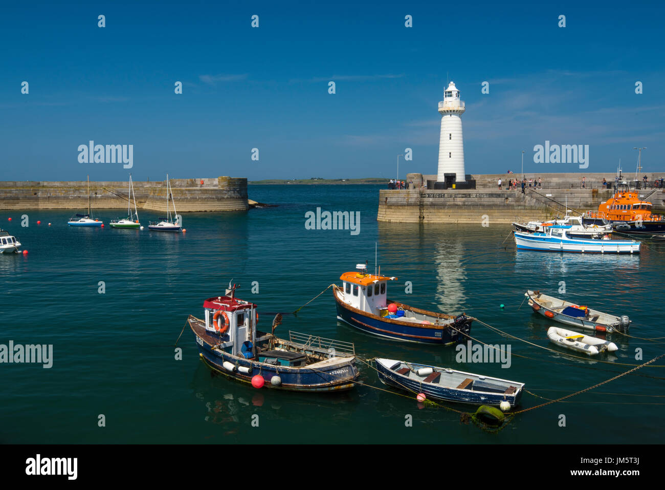 Donaghadee Harbour, County Down, Northern Ireland, July 2017 Stock ...