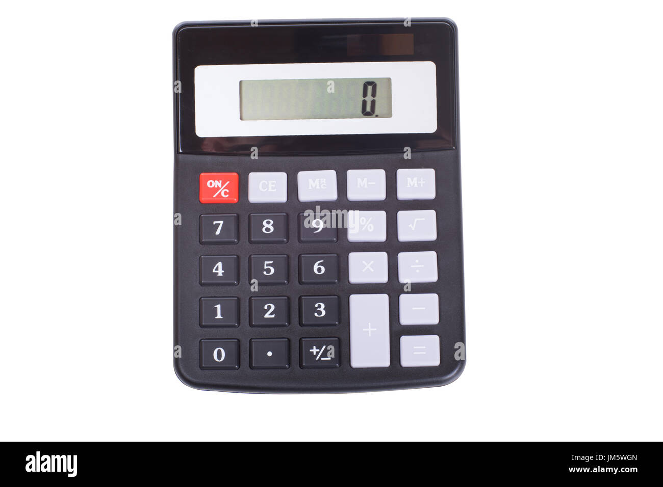 Portable calculator Cut Out Stock Images & Pictures - Alamy