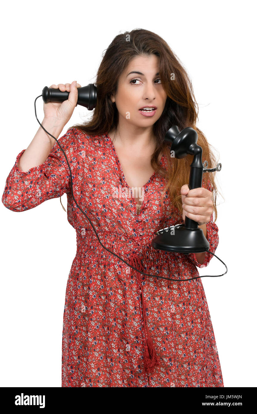 Candle Stick Telephone High Resolution Stock Photography and Images - Alamy