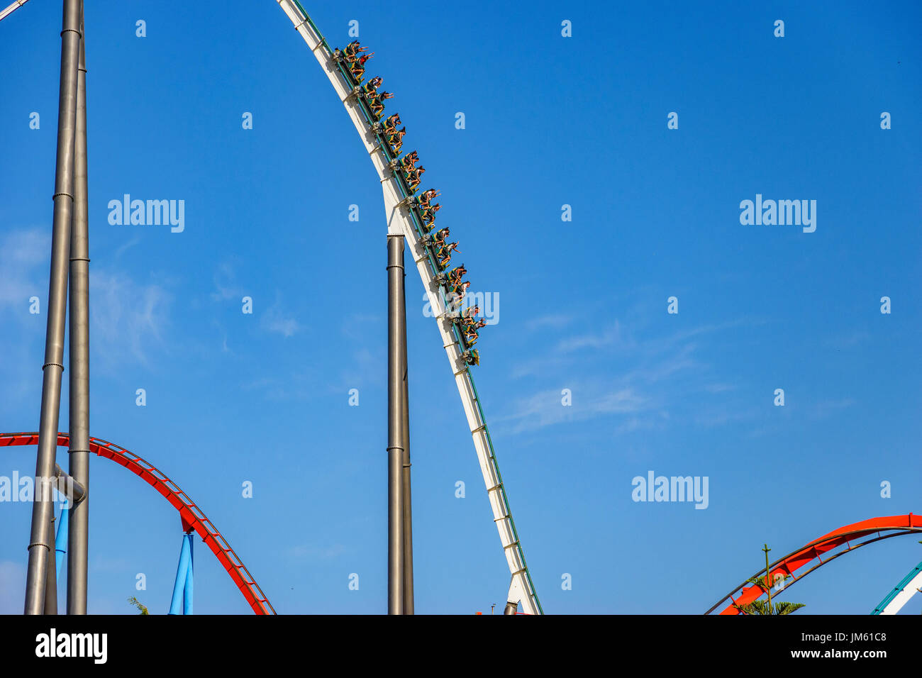 Shambhala is a steel Hyper Coaster roller coaster located at ...