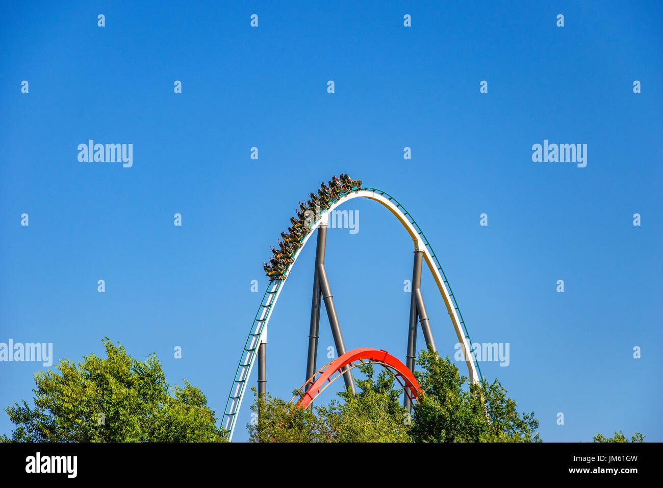 Shambhala is a steel Hyper Coaster roller coaster located at ...