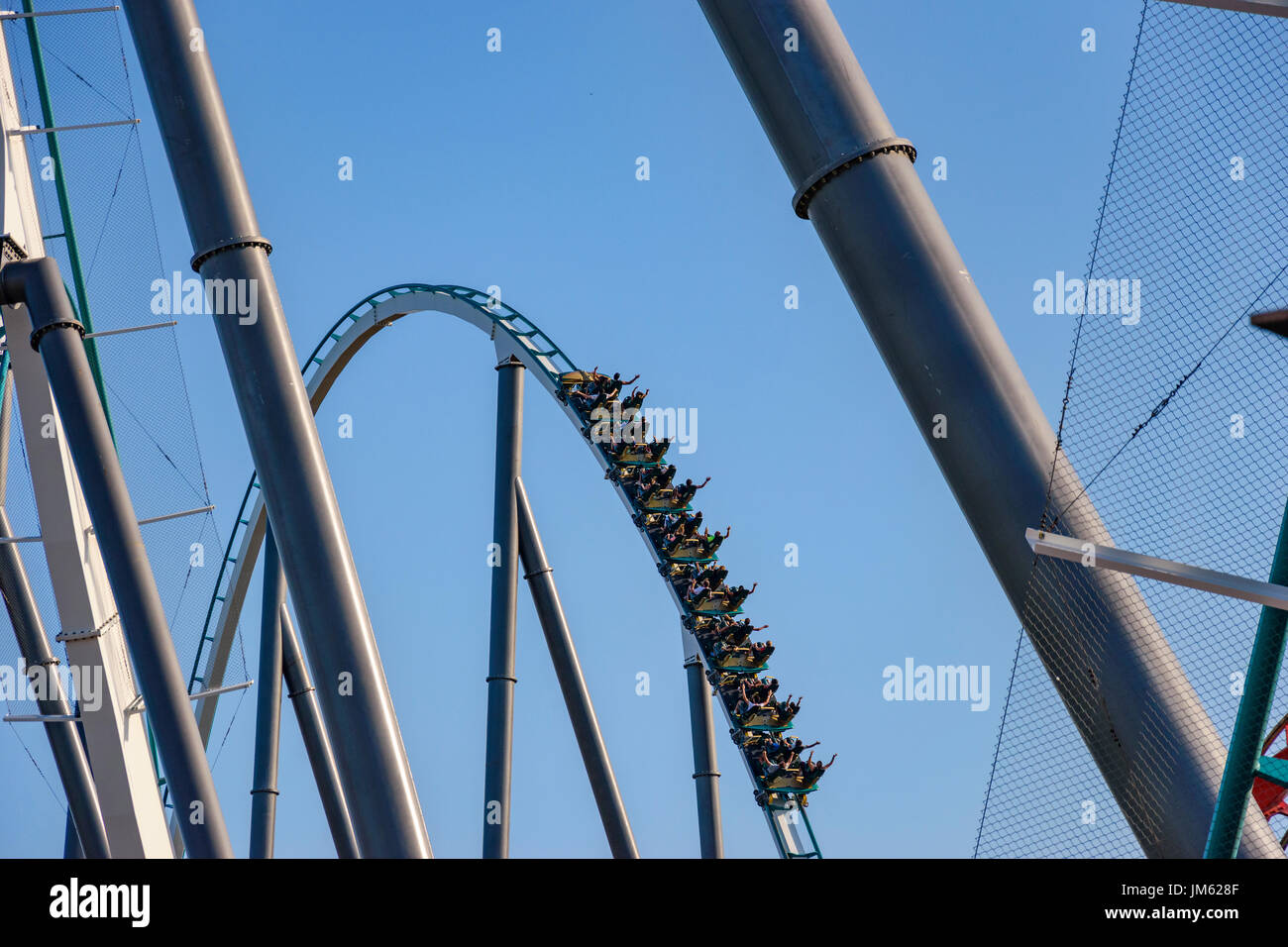 Shambhala is a steel Hyper Coaster roller coaster located at ...
