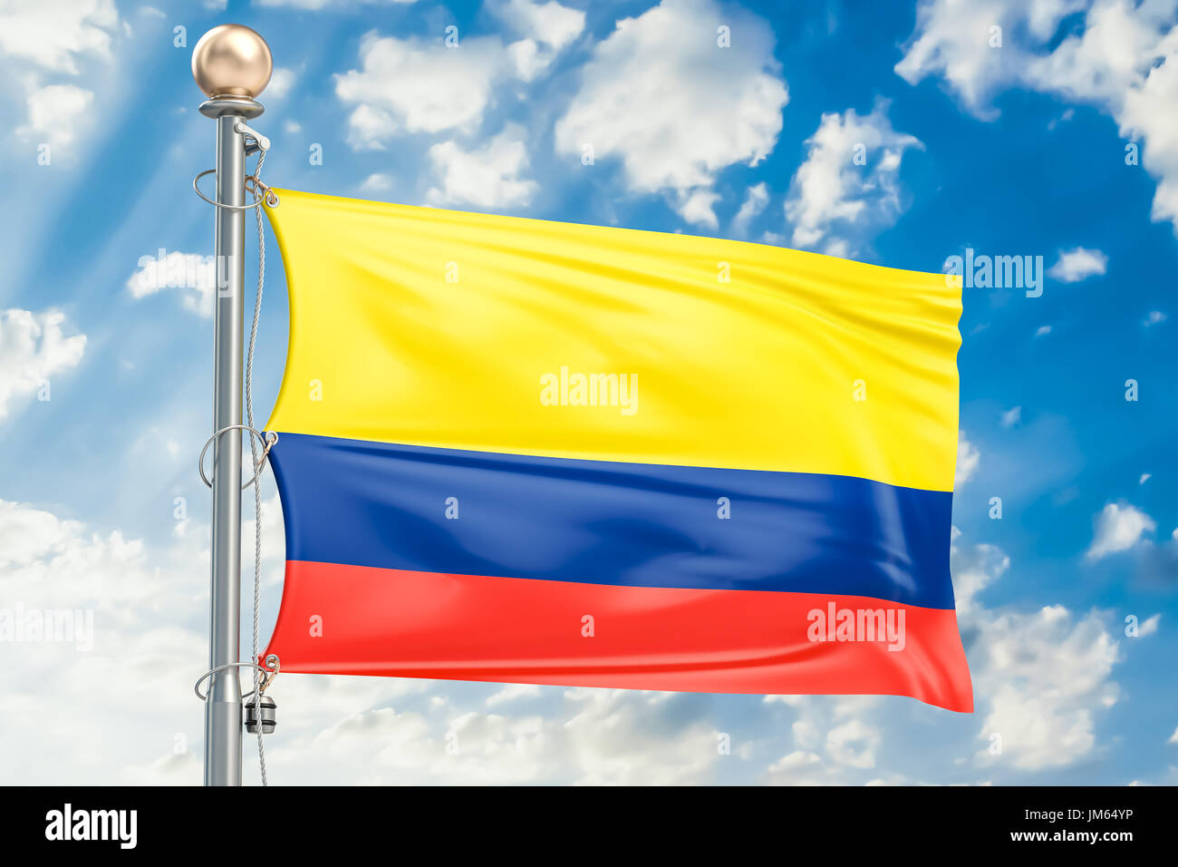 3d colombian map flag hi-res stock photography and images - Alamy