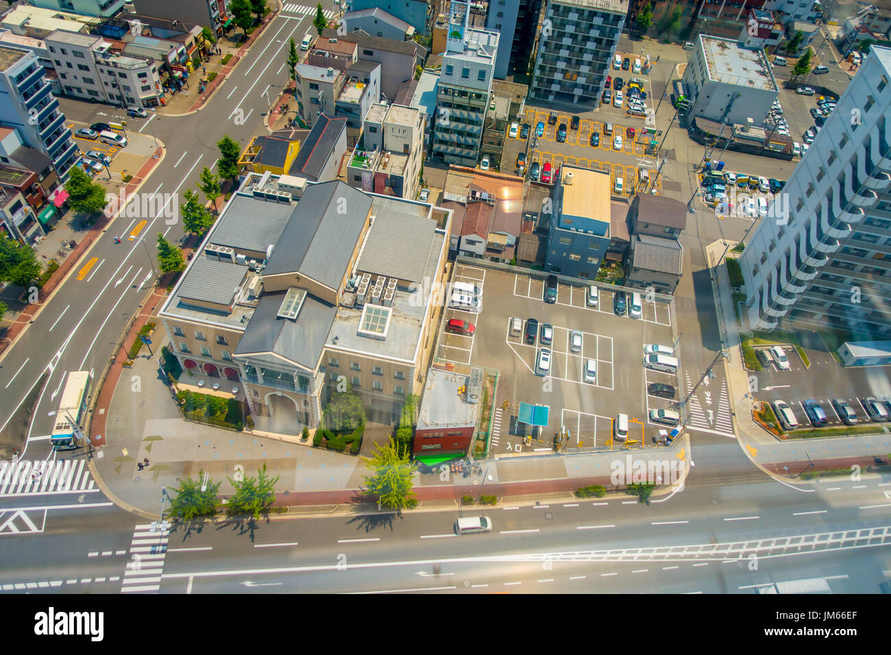 Osaka, Japan cityscape in the Abeno District Stock Photo - Alamy