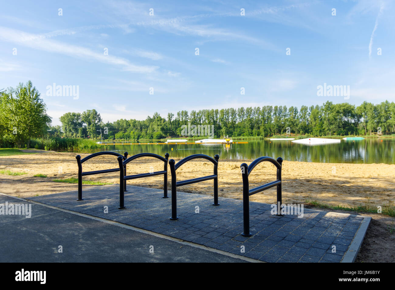 Empty Bike Rack High Resolution Stock Photography and Images - Alamy