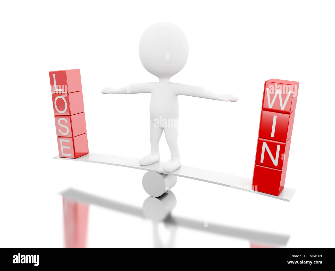 3d person balance scale hi-res stock photography and images - Alamy