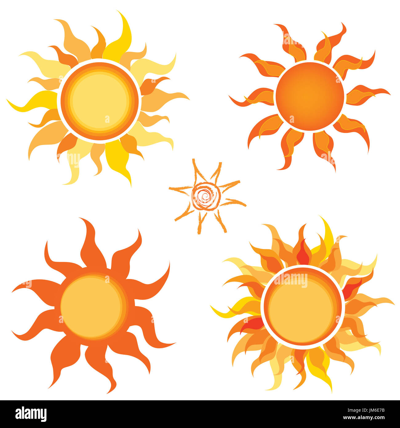 Sun line art hi-res stock photography and images - Alamy