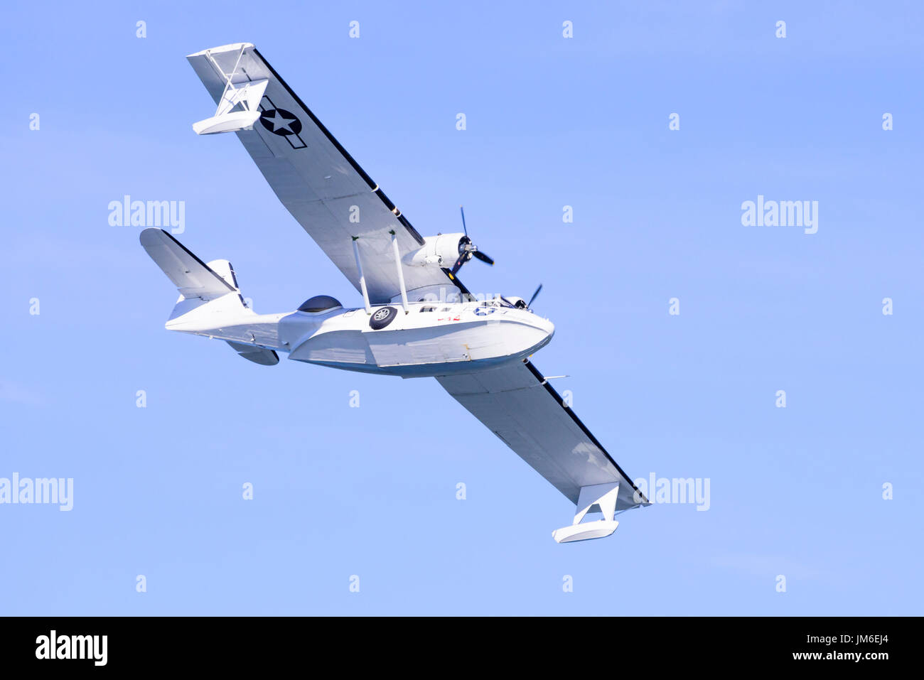 PBY-5A Catalina Flying Boat flying at the Bray Air Show Stock Photo - Alamy