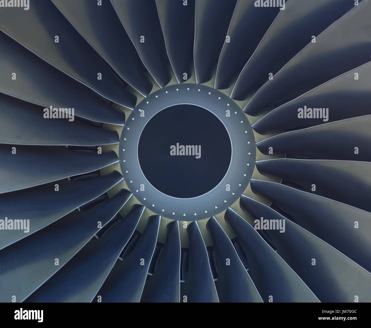 Turbine of airplane engine close-up. Airplane engine closeup Stock ...
