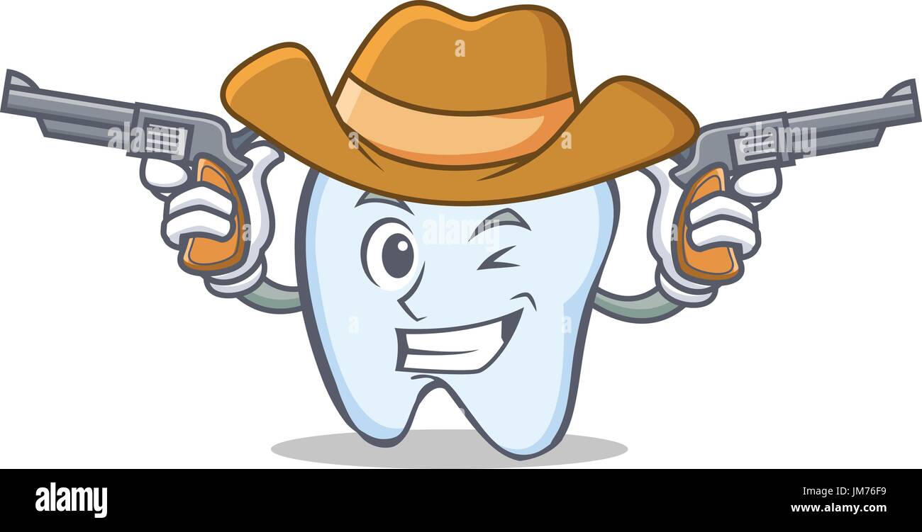 Cowboy dentist Stock Vector Images - Alamy