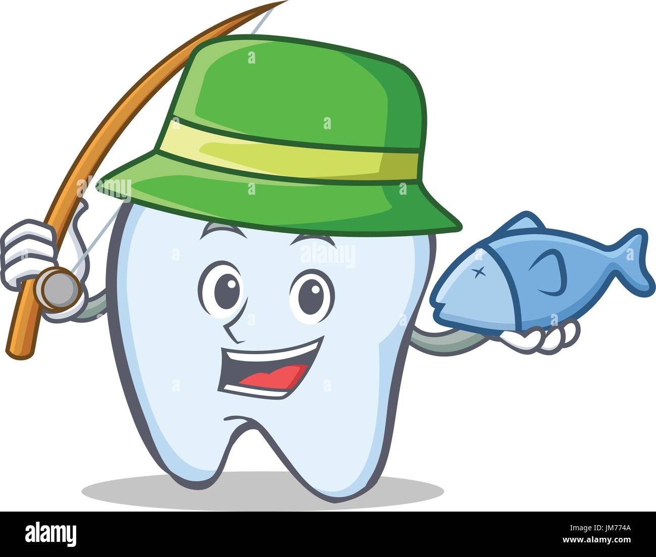 Brush tooth fish Stock Vector Images - Alamy